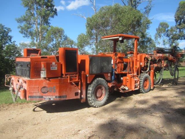 Sandvik Tamrock 205 – 90 Twin Boom + Man Basket Drill Jumbo (YEAR 2000 ...